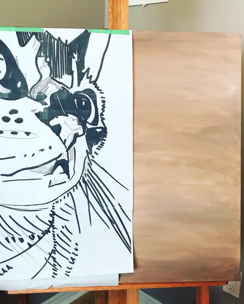 This is a cat. – Eva Christensen Art